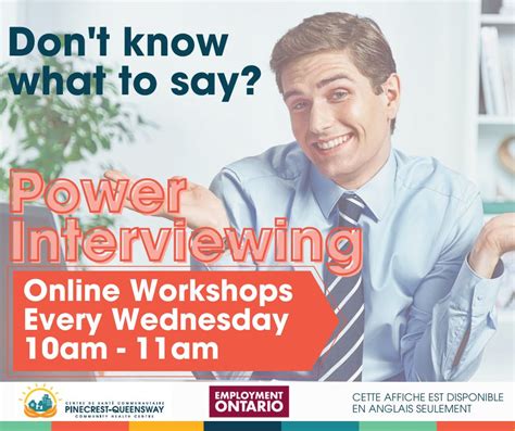 Workshop Interviewpreparation Interviewadvice Employmentsupport Pinecrest Queensway