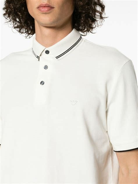 Emporio Armani Logo Cotton Polo Shirt Emporio Armani
