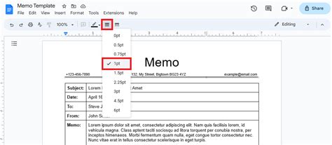 Download A Free Memo Template For Google Docs 3 Types