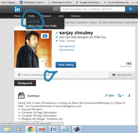 How To Create Linkedin Custom Profile Url