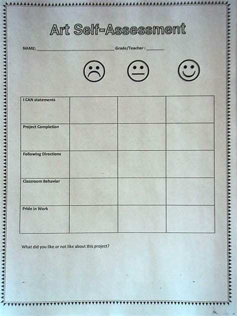 Art Assessment Examples At Neomi Ingram Blog