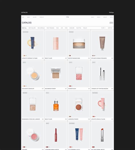 ONLINE COSMETICS STORE RMS BEAUTY Behance
