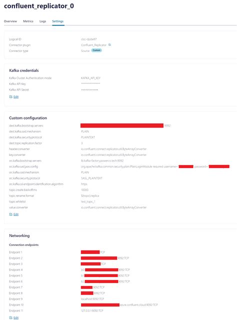 Failed With Configuration Of Replicator Confluent Cloud Confluent Community