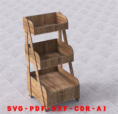 Tier Drawer Organizer Mm Plywood Digital File Download Etsy