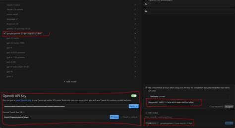 How To Add Open Router Api Key And Use Its Models Bug Reports