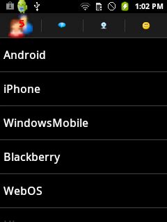 How To Draw On ActionBar Tab When Using ActionBarSherlock In Android Stack Overflow