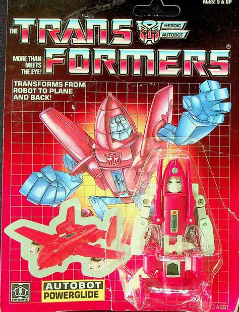 Transformers Autobot Powerglide 5902 Open Card 1985 Action Figures