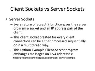 Python Sockets PPT