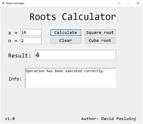 GitHub ItsDaiton Roots Calculator A Simple C Windows Forms Application For Calculating Roots