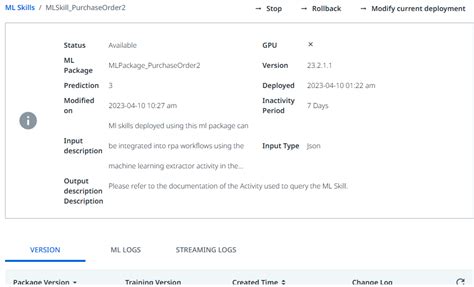 purchasedorder endpoint url for machine learning extractor document