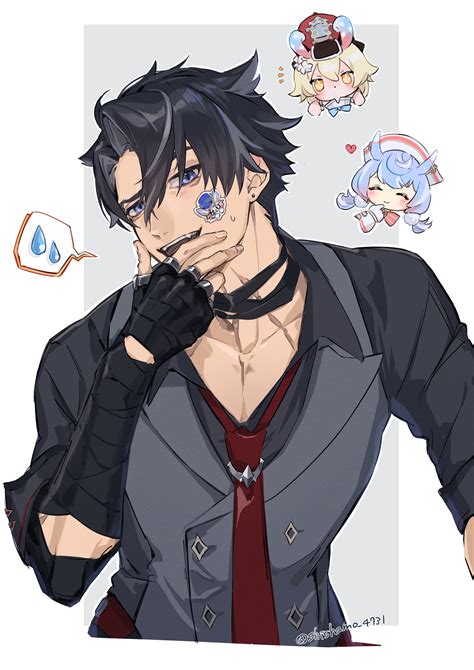 Lumine Wriothesley Sigewinne And Elphane Genshin Impact Drawn By Shishamo Danbooru