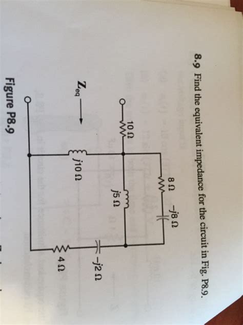 solved 8 10 find the frequency domain impedance z shown in