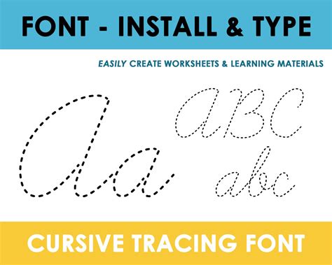cursive writing font bundle cursive fonts teacher font etsy