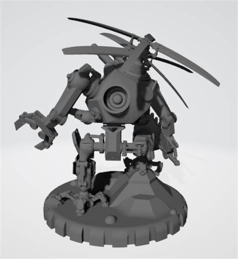 Stl File War Engines Titan Bot Cb07r8 60mm 🤖 ・3d Print Design To Download・cults