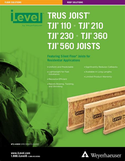 Tji Floor Joist Span Chart