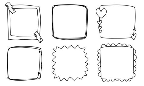 Doodle Rectangle Vector Art Icons And Graphics For Free Download