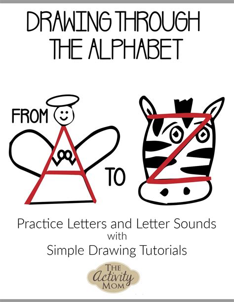 Drawing Through The Alphabet Letter F The Activity Mom