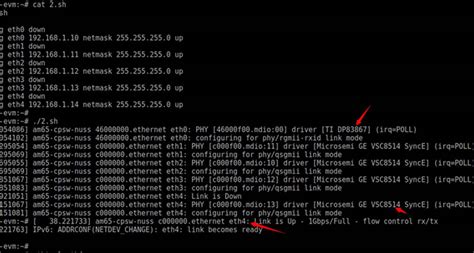 tda4vm tda4vm cpsw9g native ethernet mode ping on eth4 but no packets