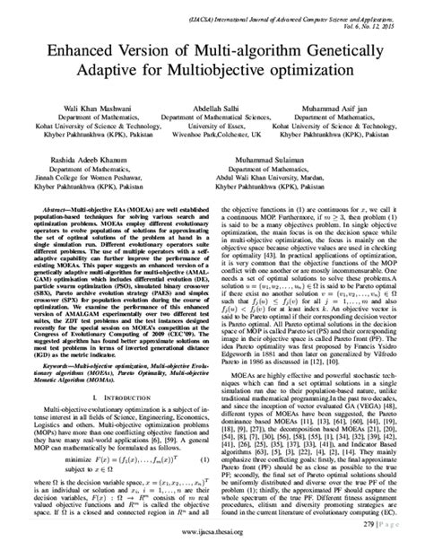 Pdf Enhanced Version Of Multi Algorithm Genetically Adaptive For