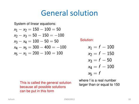 Ppt Engg2013 Unit 3 Rref And Applications Of Linear Equations