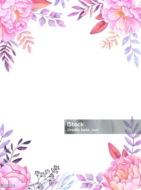 손으로 그린 수채화 그림 나뭇잎 나뭇가지와 꽃 프레임입니다 수채화 카드를 사용할 준비가입니다 날짜를 저장 합니다 초대장 인사말 카드 인쇄 포스터 등을 위한 완벽 한 가을에