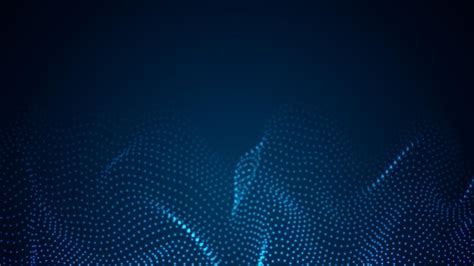 Premium Vector Wave Array Of Shining Dots Wave Of Dynamic Particles