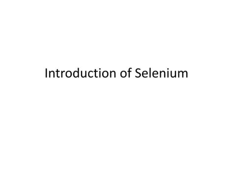 Seleniumppt
