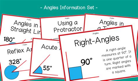 All About Angles Information Set Ks1 Ks2 Geometry Properties Of Shapes Primary Maths