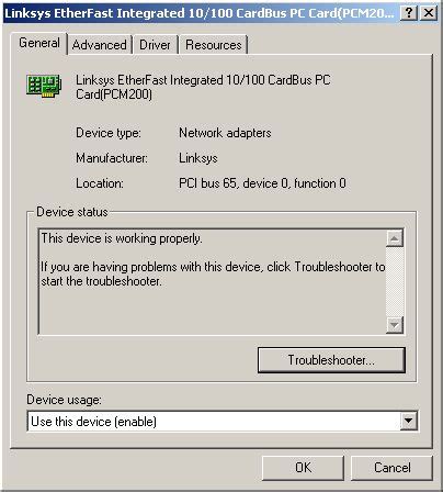 Test 1 Making Sure The Ethernet Adapter Is Recognized PCWeenie Com