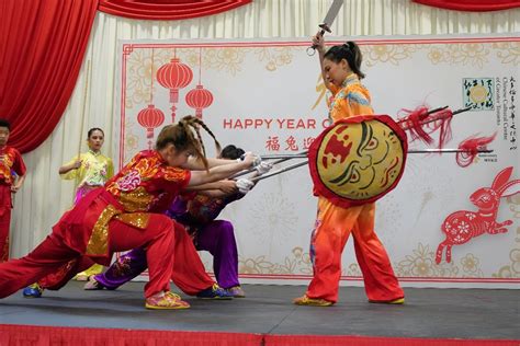 Wushu Lion Dance At The Chinese Cultural Centre Of Greater Toronto