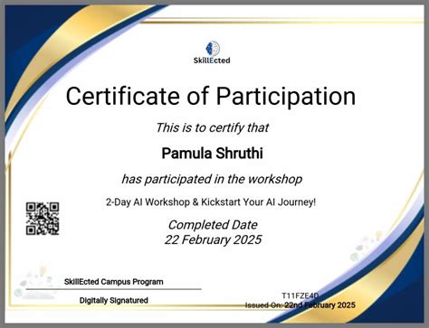 Shruthi Pamula On Linkedin Ai Artificialintelligence Learning Skilldevelopment Certification…