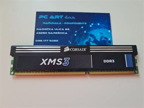 Corsair Xms3 8gb Ddr3 Pc3 12800 1600 Mhz Račun R1 Jamstvo
