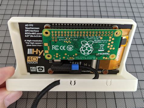 Stl File Case For Hyperpixel 40 Rectangle Touch Pi Zero・3d Printable