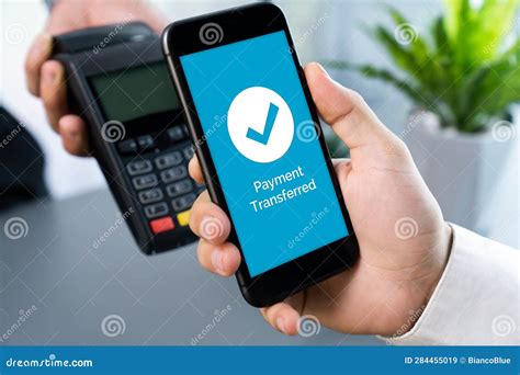Hand Holding Smartphone With NFC QR Code Device Fervent Stock Image Image Of Contactless