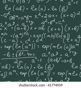 Math Formulas Seamless Pattern Stock Vector Royalty Free Shutterstock