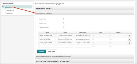 Variables Nevis Documentation