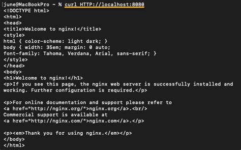 how to set up nginx on mac for testing