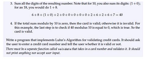 solved exercise 5 2 luhns py luhn s algorithm provides a