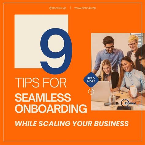 Top 9 Tips For Seamless Onboarding While Scaling Your Business Done4u