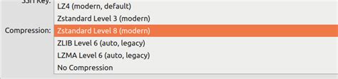 Zstandard Auto Compression · Issue 485 · Borgbasevorta · Github