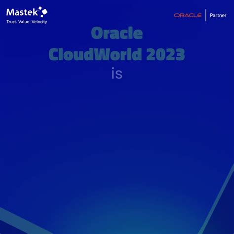 Ocw Oraclecloudworld Cloudworld Mastek