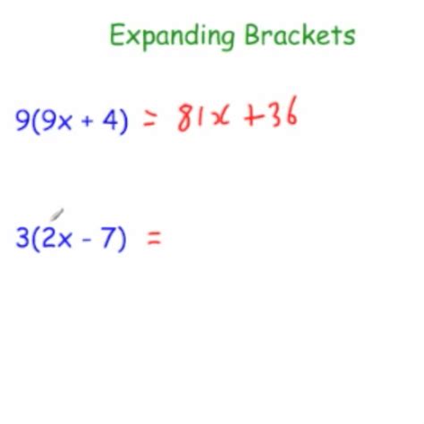 Expanding Brackets Video Corbettmaths