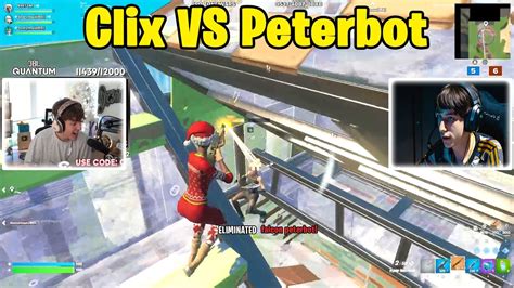 Clix VS Peterbot 3v3 TOXIC Fights w/ Lacy, Ritual, Faxuty, Rise! - YouTube