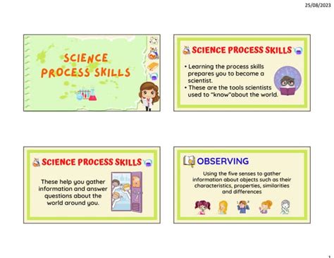 Science Process Skillspdf Physics Science