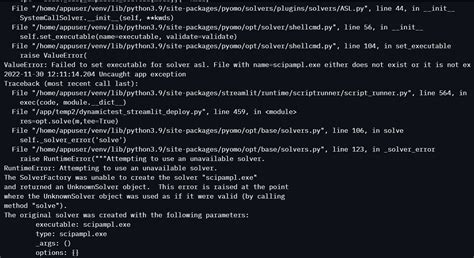 Deploying Scip Solver In Streamlit Community Cloud Streamlit