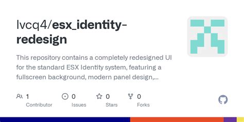 Github Lvcq4esxidentity Redesign This Repository Contains A Completely Redesigned Ui For