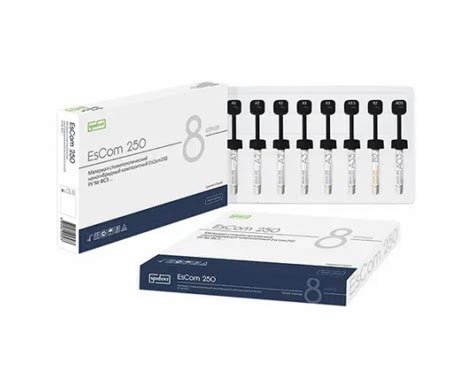 Escom 250 Kit Spident набір на 8 шприців Id 2141721809 ціна 4090 ₴ купити на Prom Ua