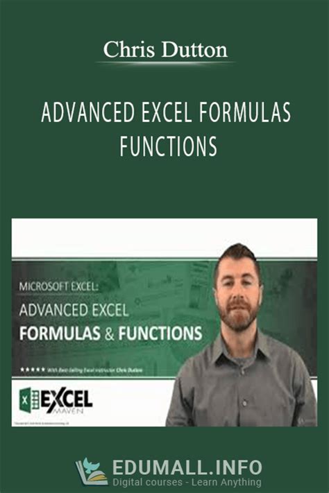Chris Dutton Advanced Excel Formulas And Functions