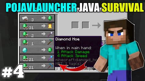 Villagers Gave Me Diamond Tools In Minecraft Java Pojavlauncher