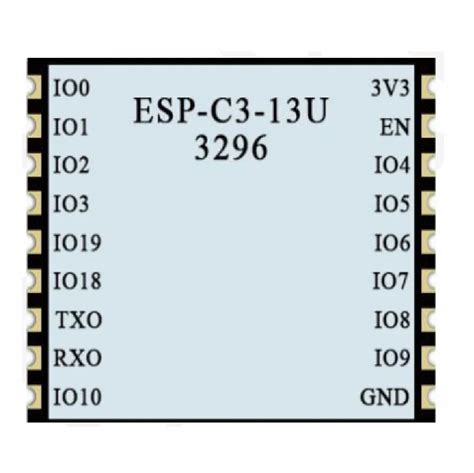 ai thinker wi fi ble esp32 c3u wifi module mounting type horizontal